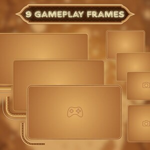 Animated Twitch Overlay - Gilded Themed Stream Package for Twitch ...