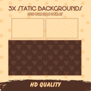 Brown Stream Pack Bear Stream Overlay - Stream Overlay Bear Cozy ...