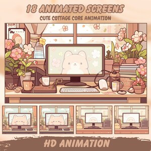 Twitch Overlay - Cottage Core Theme Twitch Overlays - OBS Scenes ...