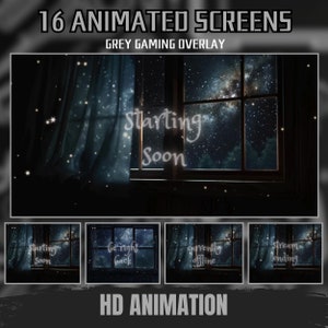 Twitch Overlay Gaming Streamer Package ,vtuber Gaming Stream Overlay ...