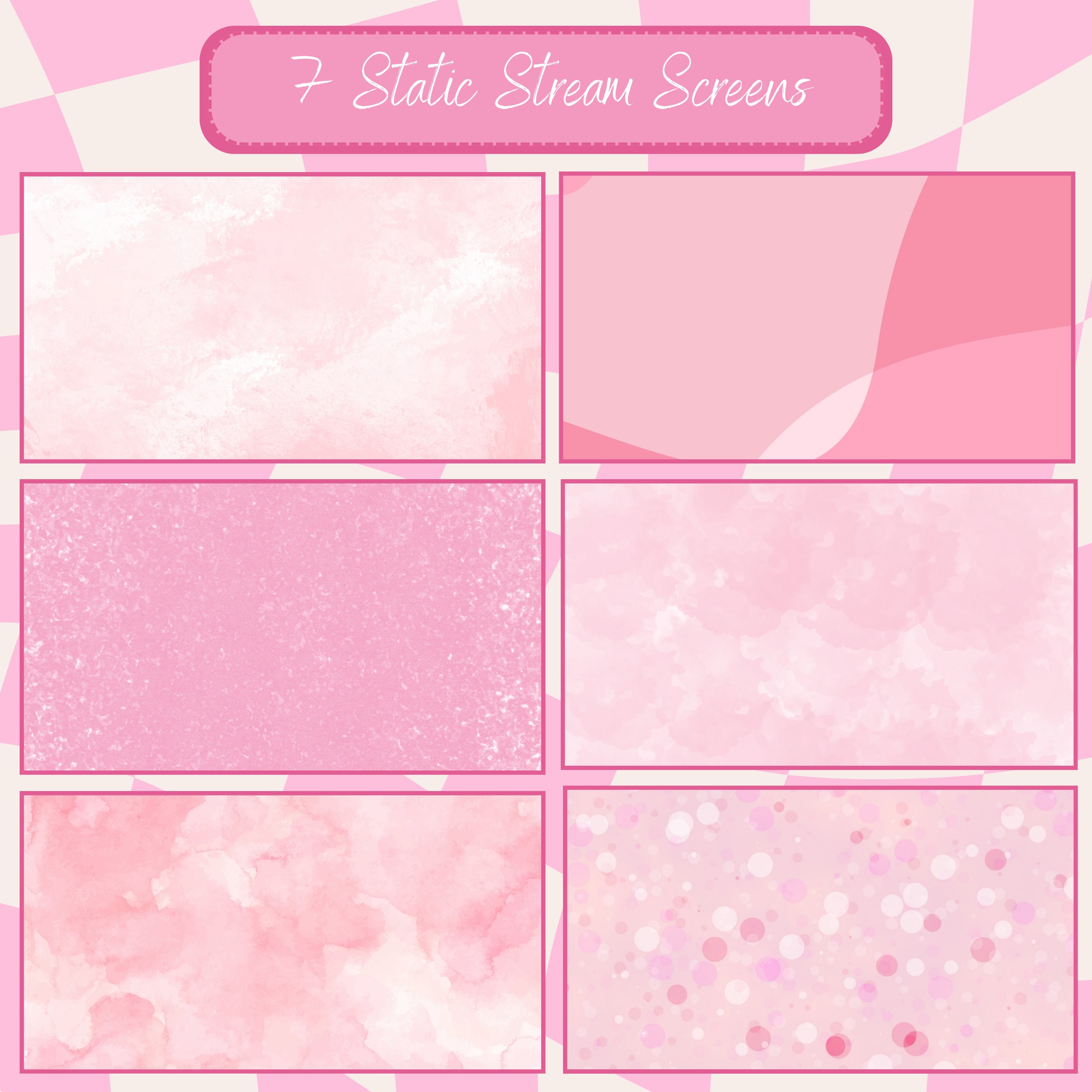 Valentine Special Twitch Overlay - Pink Twitch Package for Twitch ...