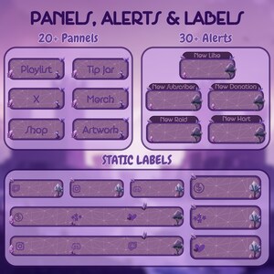 Twitch Overlay - Crystal Theme Stream Overlay Package for Twitch Stream ...