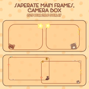 Brown Stream Pack Bear Stream Overlay - Stream Overlay Bear Cozy ...