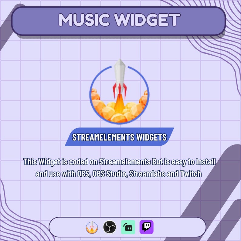 Spotify Music Widget for Streamelements: Stream Overlay for Twitch ...