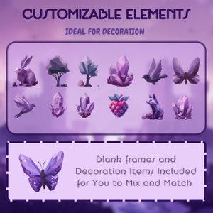 Twitch Overlay - Crystal Theme Stream Overlay Package for Twitch Stream ...