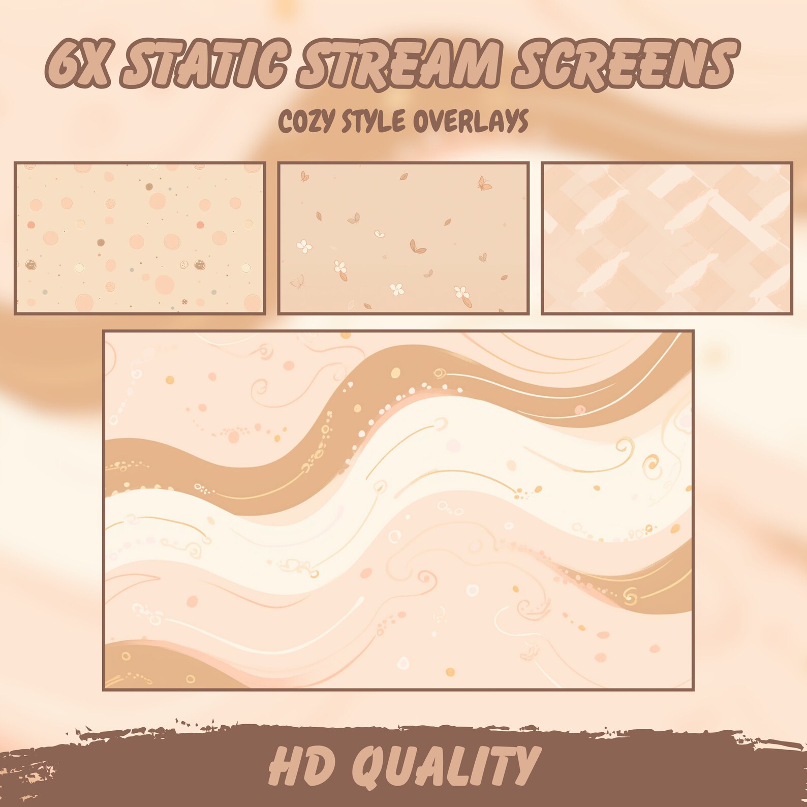 Twitch Overlay - Cottage Core Theme Twitch Overlays - OBS Scenes ...