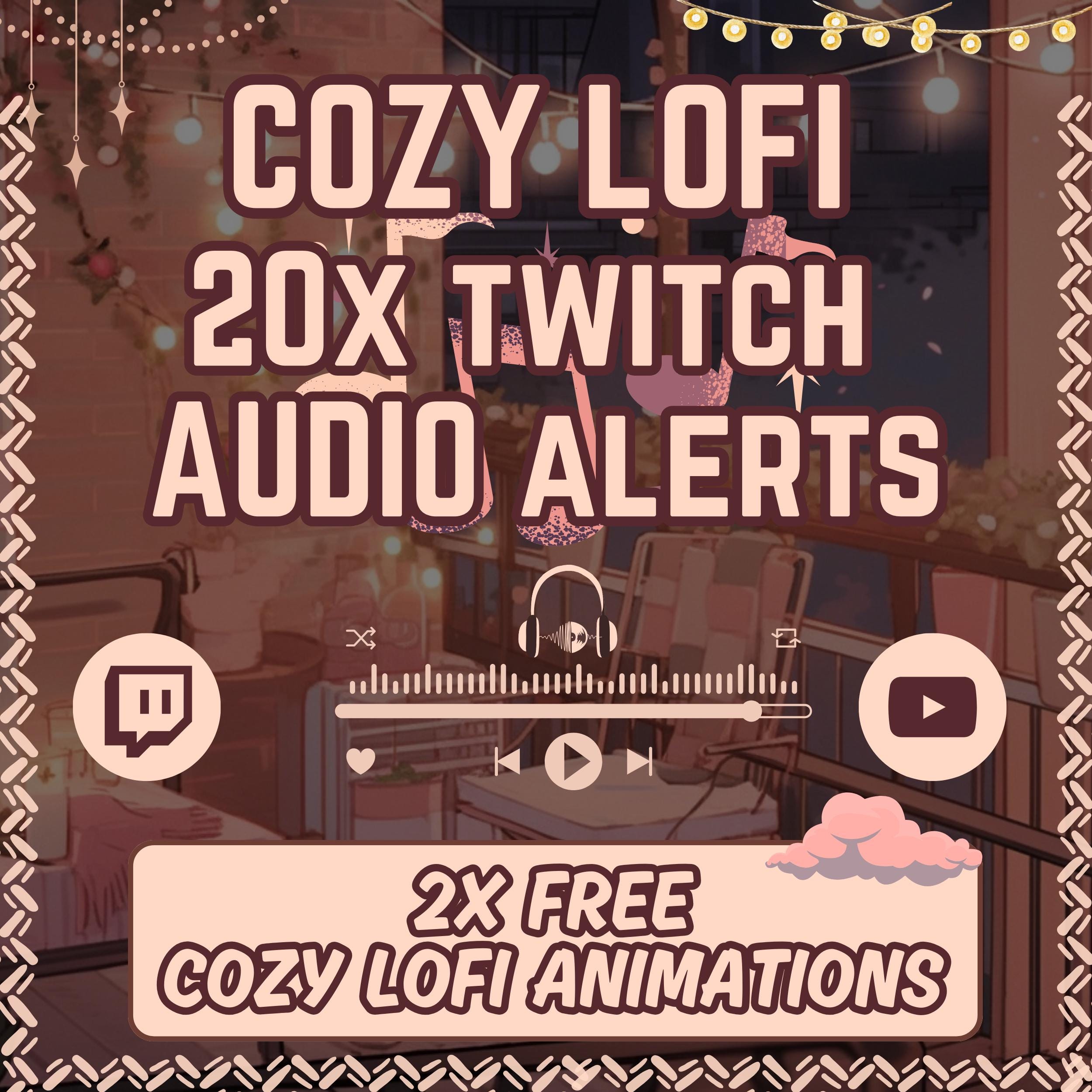 20x Cozy Twitch Sound Alerts - Cozy Sound Alerts Lofi Sound - Perfect ...