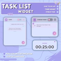 Tasklist Widget — Pomodoro Coworking Timer and To-do List for Streamer ...