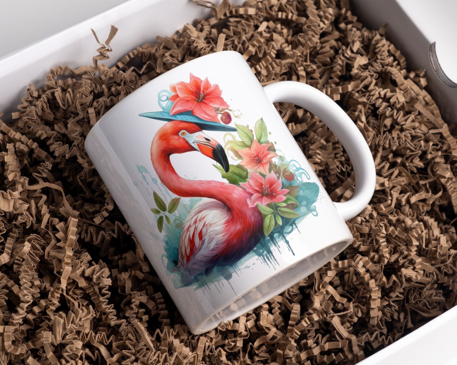 Watercolor Cool Flamingo Clip Art Cool Flamingo Art Illustrations Cool ...