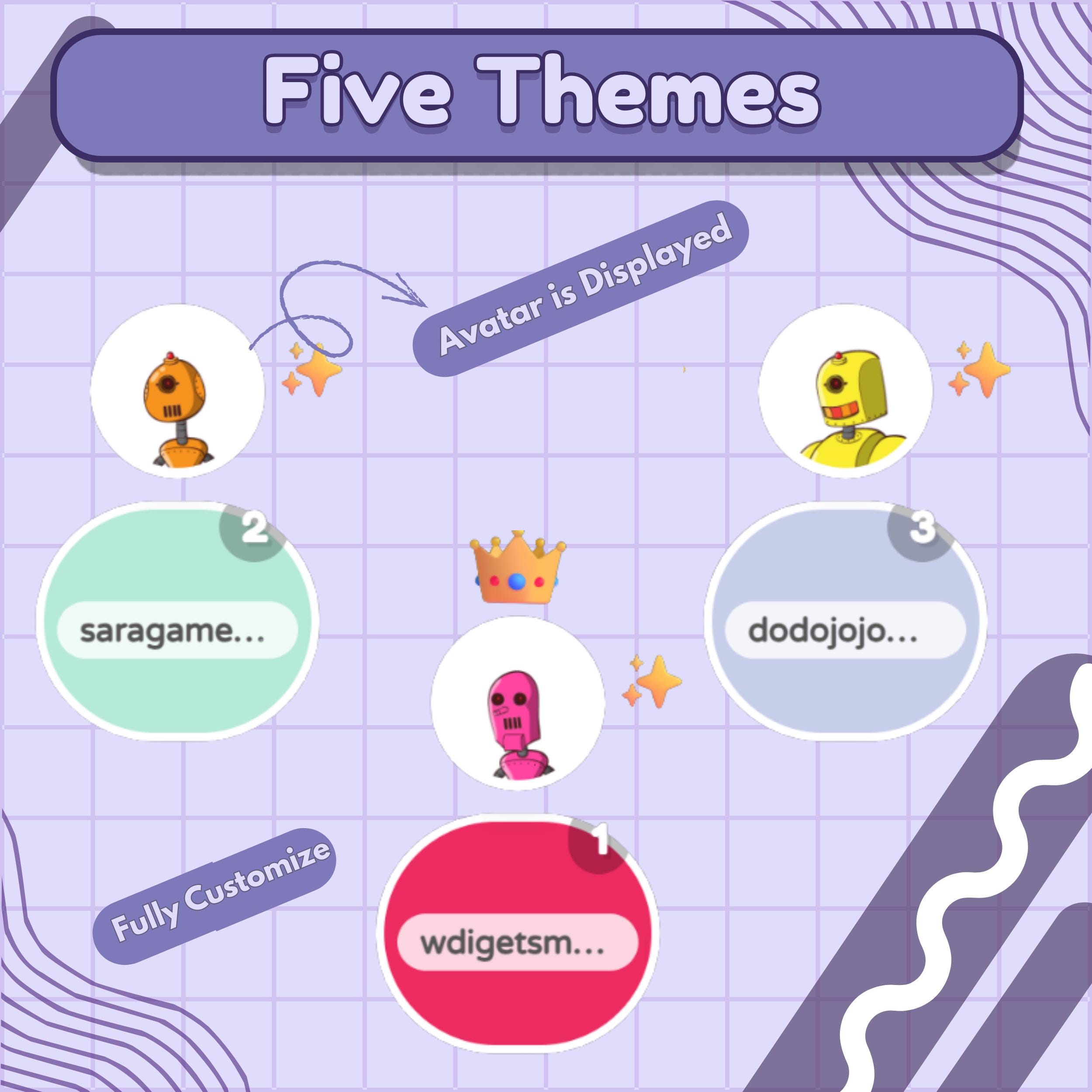 Twitch Leaderboard Widget: Engaging Stream Overlay for First in Chat ...