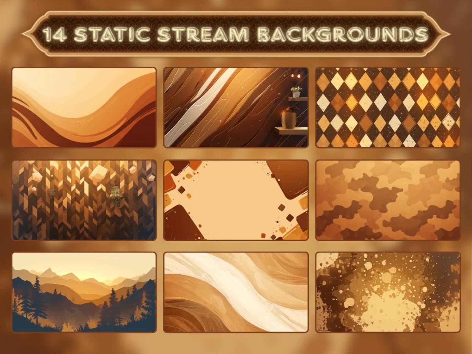 Animated Twitch Overlay - Gilded Themed Stream Package for Twitch ...