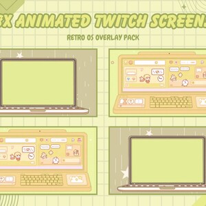 Lofi Animated Window Twitch Overlay Stream Package - Cozy Yellow ...