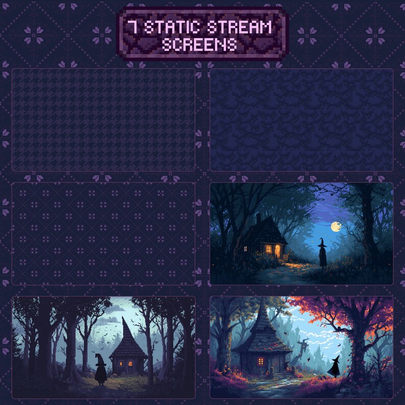 Halloween Stream Overlay Package: Horror Twitch/youtube/kick (digital ...
