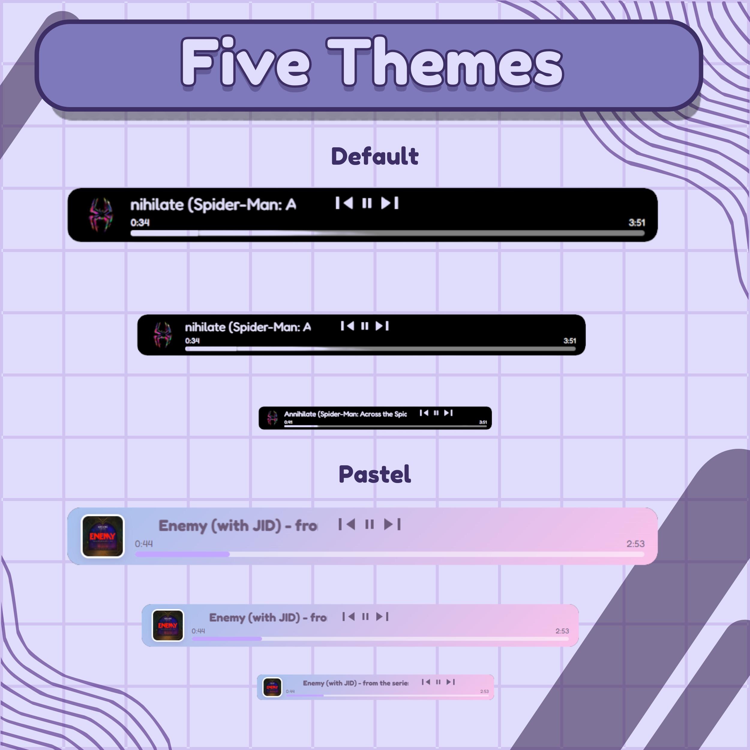Spotify Music Widget for Streamelements: Stream Overlay for Twitch ...