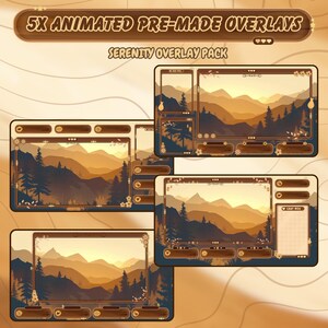 Twitch Overlay - Animated Overlay Serenity Overlay Sound Alerts for ...