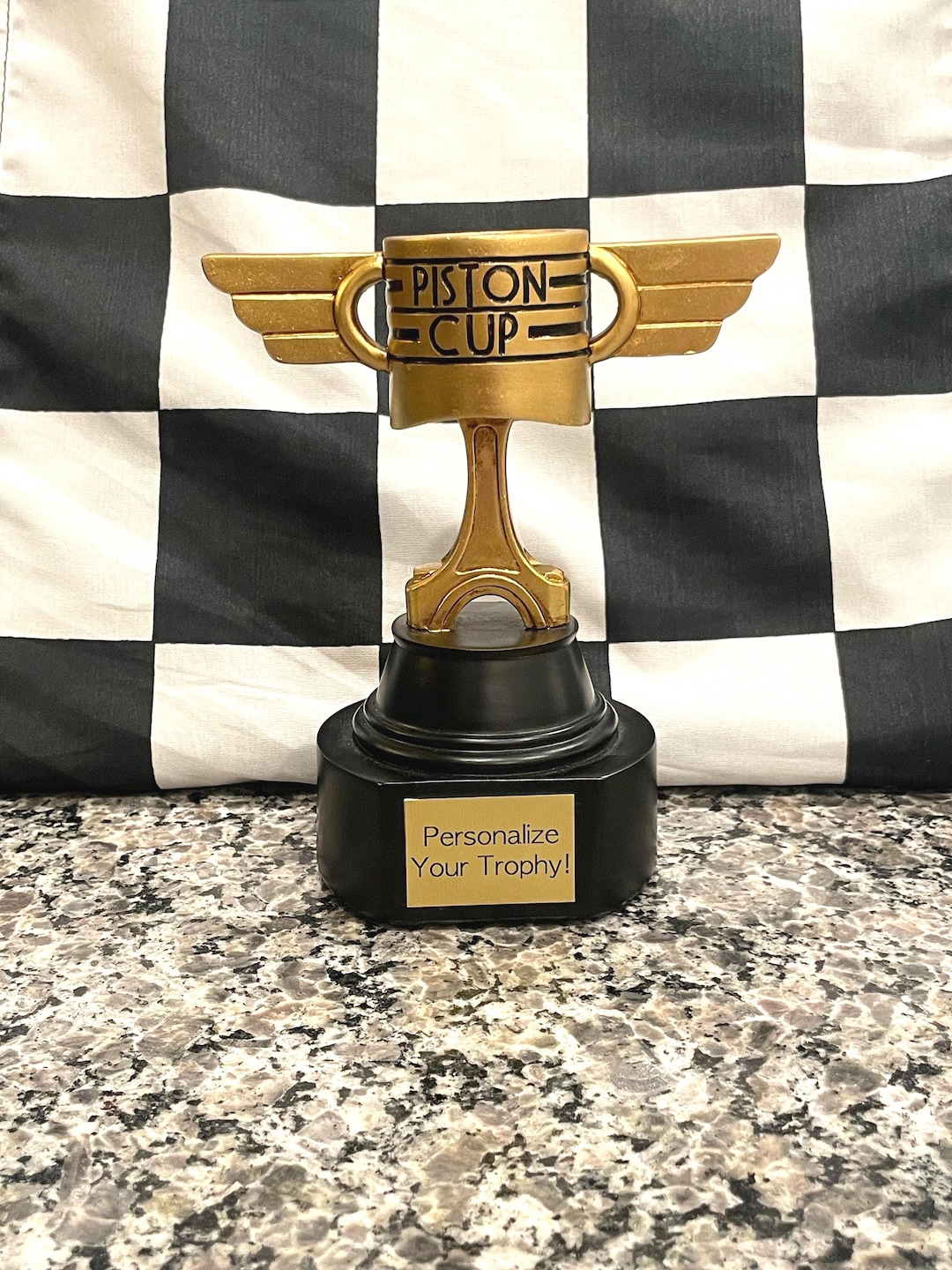 Cars Piston Cup Trophy - Personalized Engraving Available! - Etsy