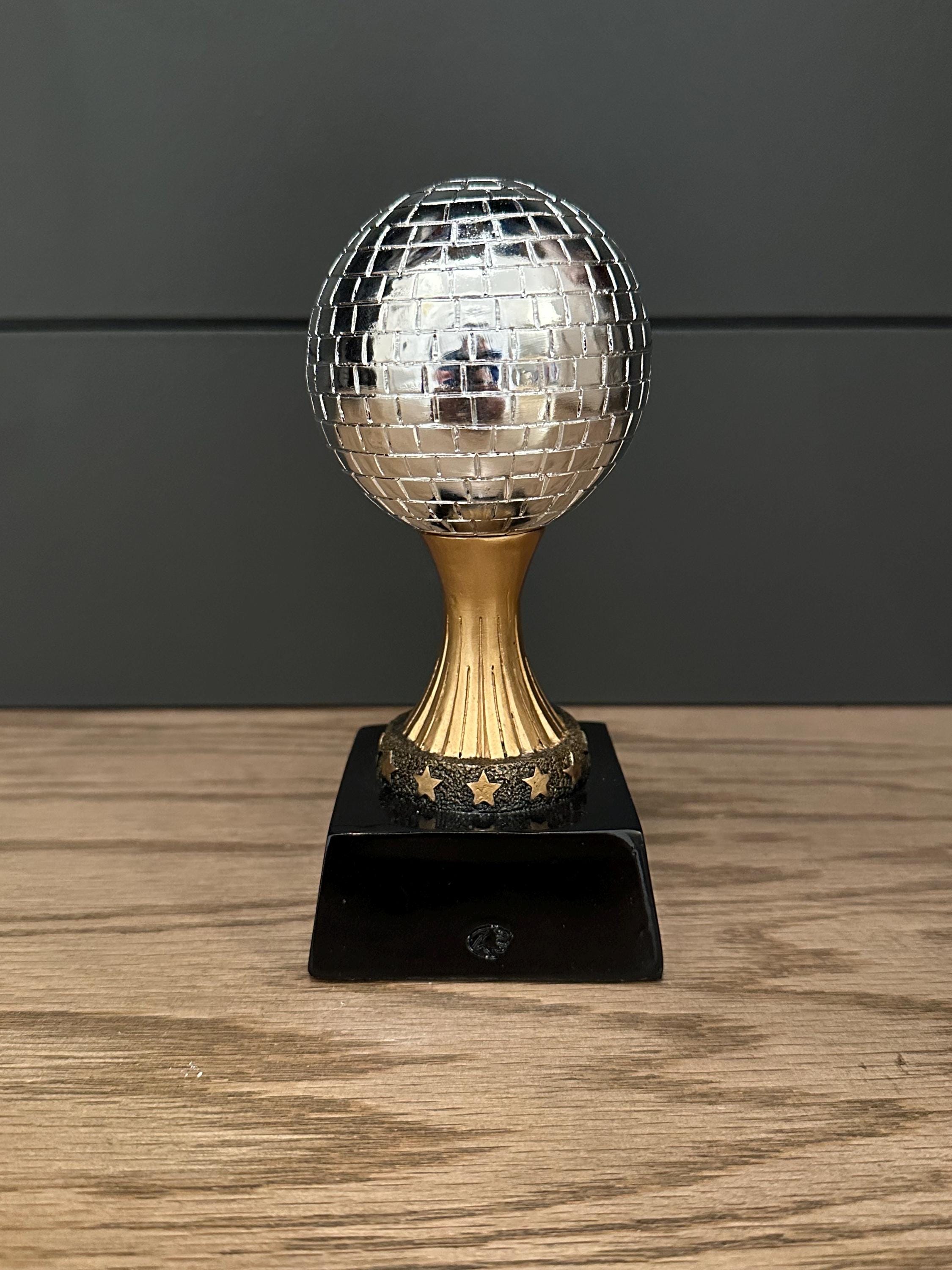 Mirror Ball Trophy (6”) - Custom Engraving Available! - Etsy