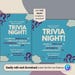Trivia Night Party Digital Invite | Customizable and Easy to Edit ...