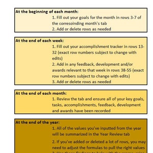 Accomplishment Tracker | Excel Template Download | Organize Your ...