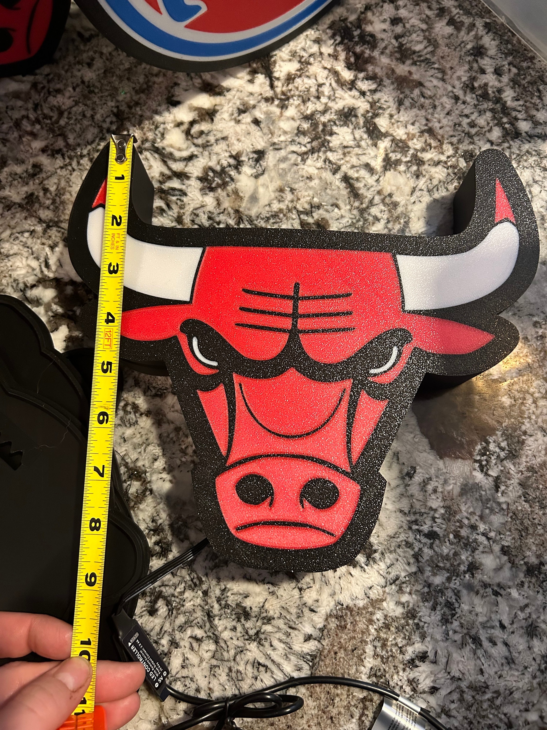 Chicago Bulls Light Box - Etsy