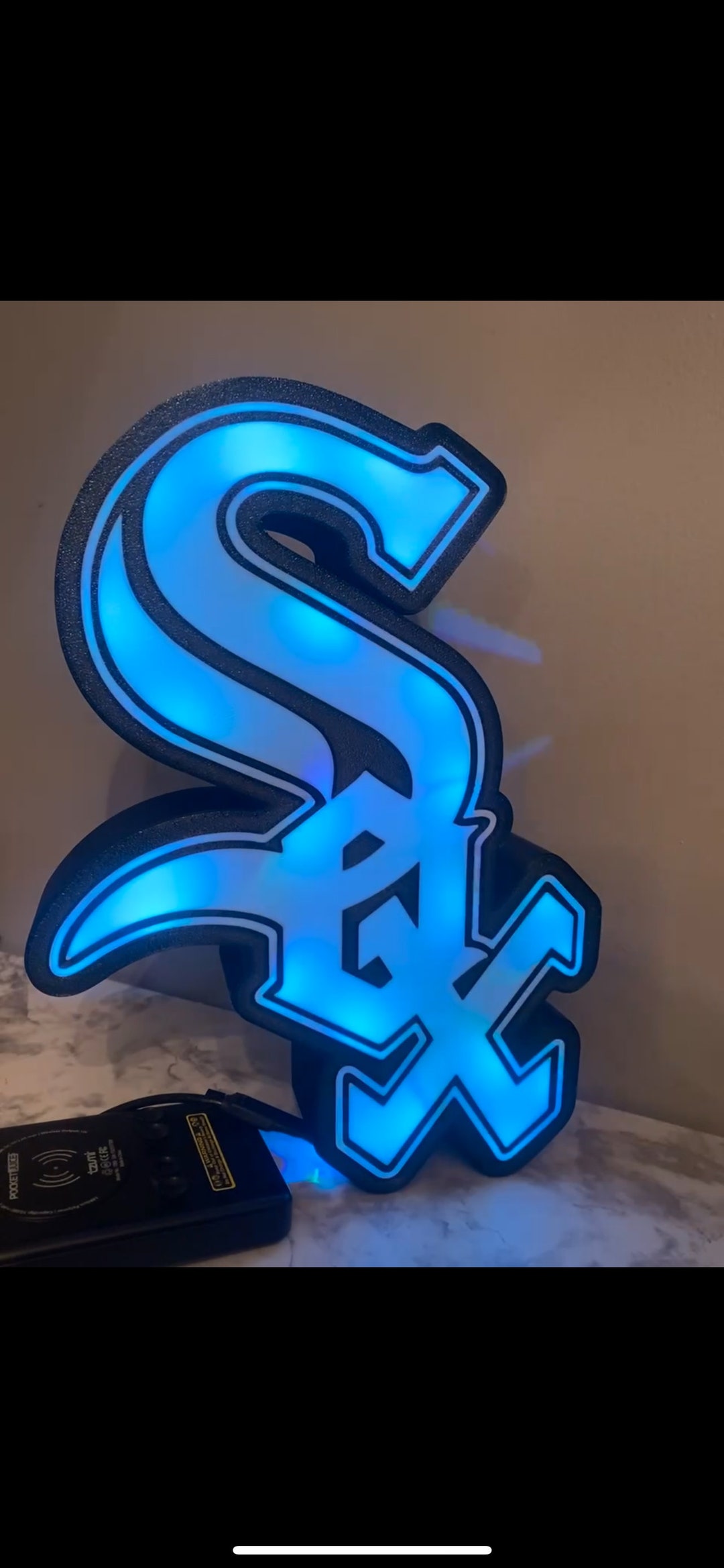 Chicago White Sox Light Box - Etsy