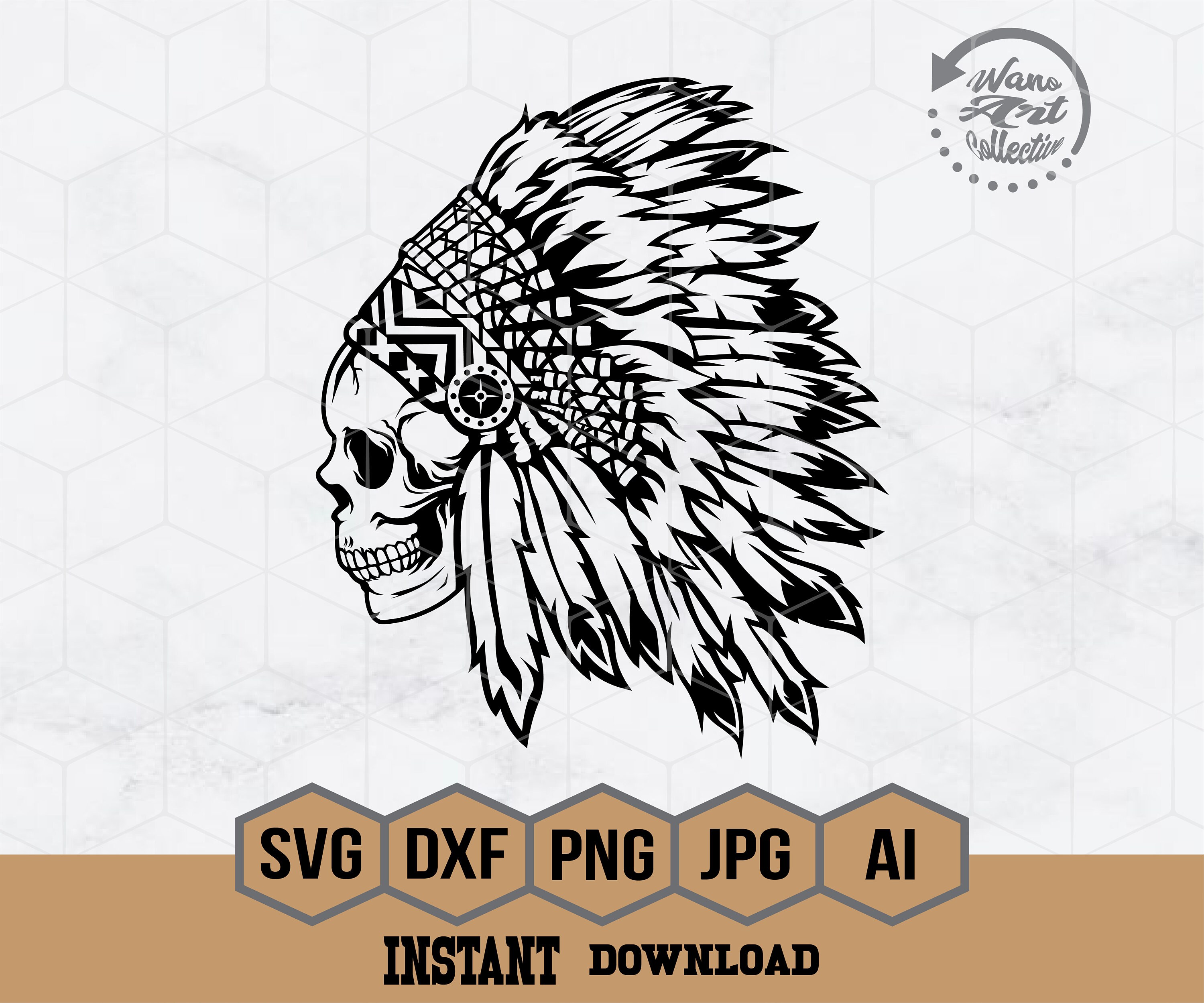 Indian Skull Svg, Native American Skull Svg, Teepee Svg, Native Indian ...