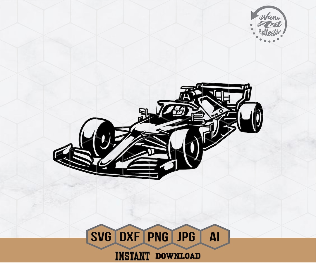 Auto Racing Svg | Formula 1 Svg | Racing Car Svg | Race Car Clipart ...