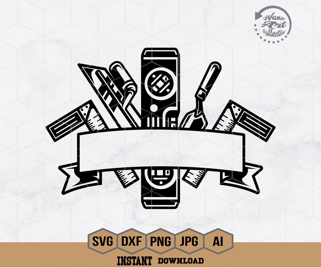 Mason Tools Svg | Repair Tools Svg | Carpenter Svg | Handyman Svg ...