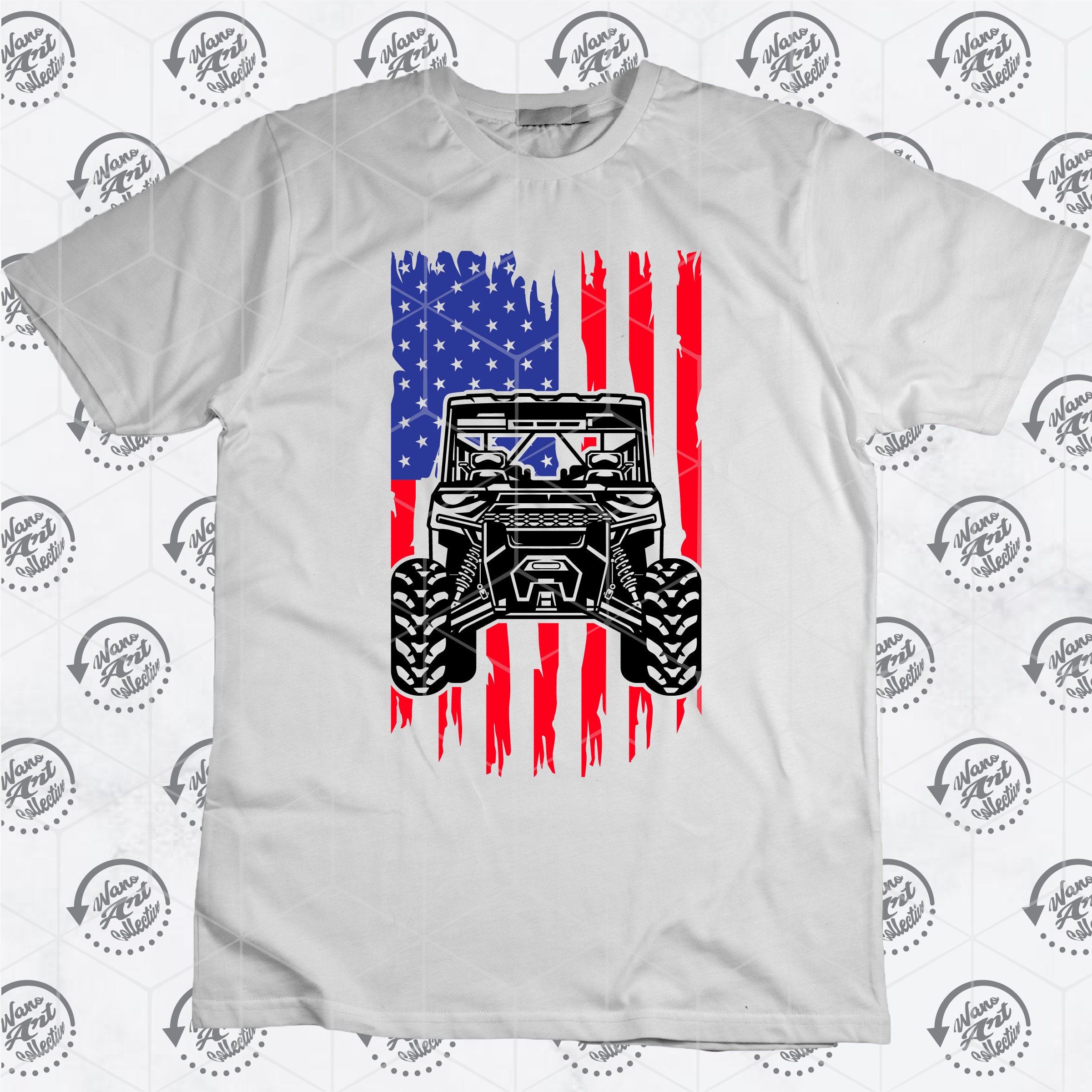 USA Flag Atv Svg Atv Polaris Ranger Svg Atv Offroad Svg Dirty 4 Wheels ...