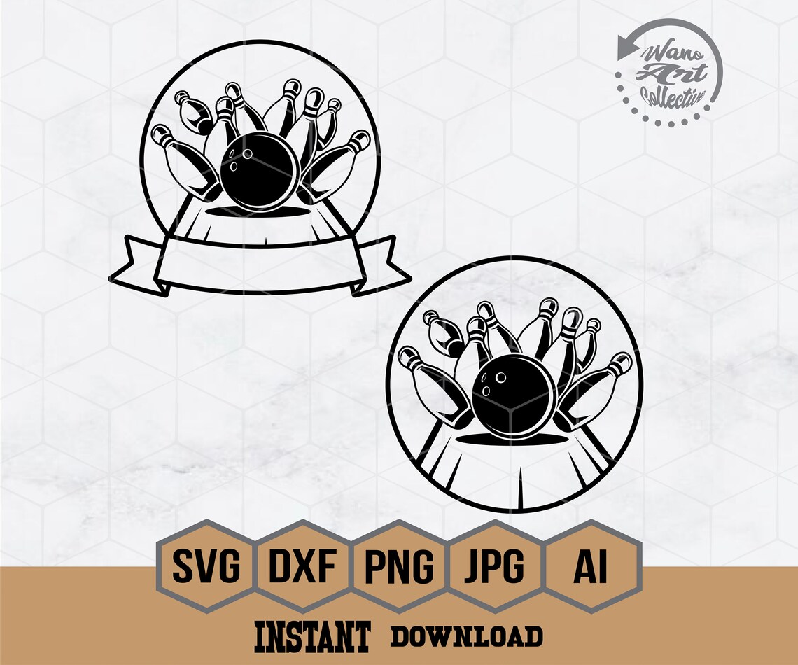 Bowling Svg Bowling Ball Svg Bowling Cricut Bowling - Etsy