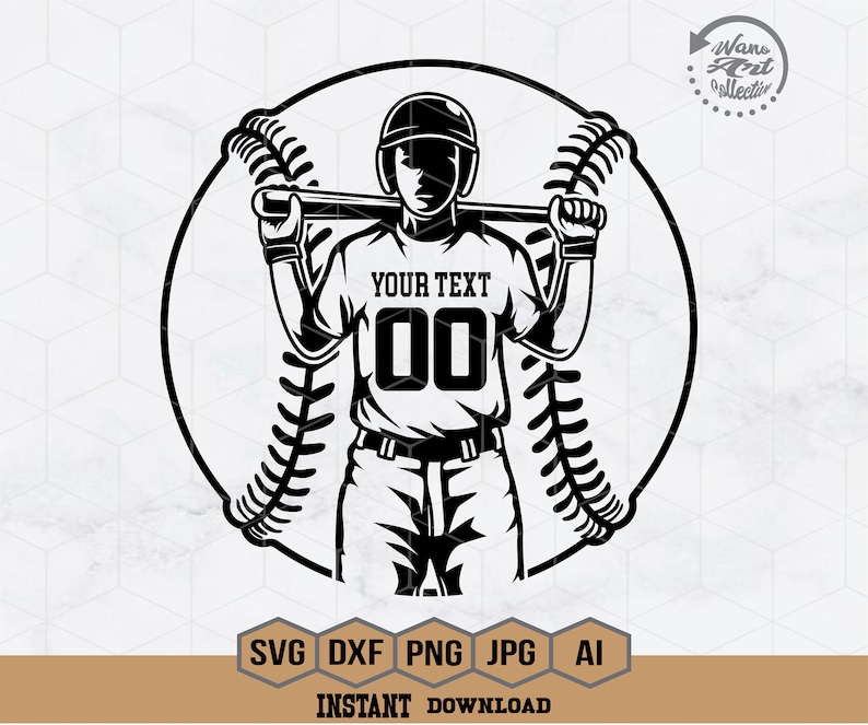 Personalized Name Baseball Player Svg Baseball Dad Svg Baseball Team ...