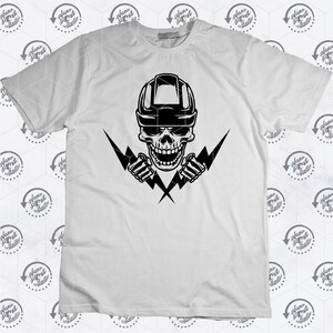 Electrician Skull Svg | Lineman Skull Svg | Electrician Svg | Lineman ...