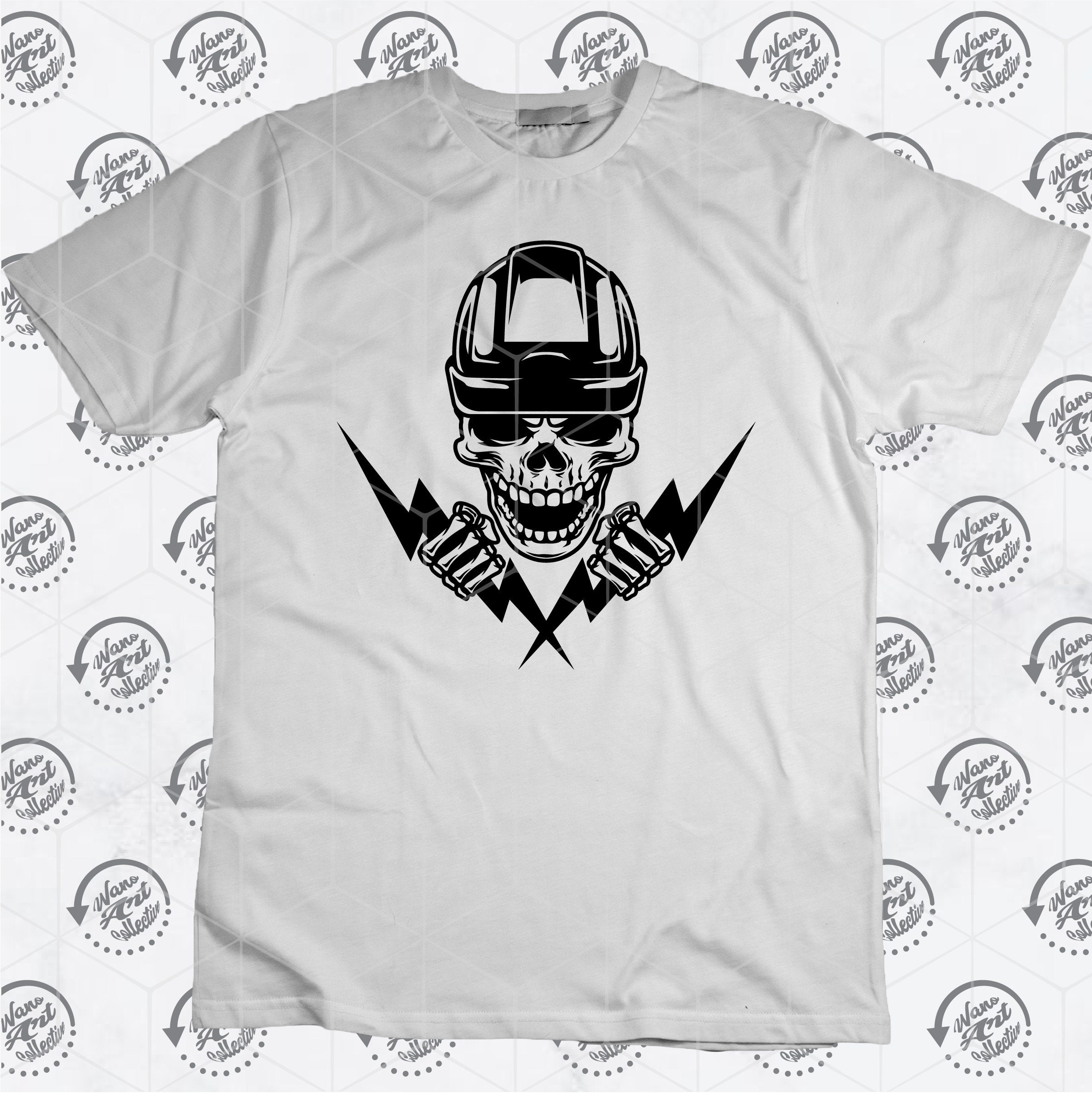 Electrician Skull Svg Lineman Skull Svg Electrician Svg Lineman Svg ...