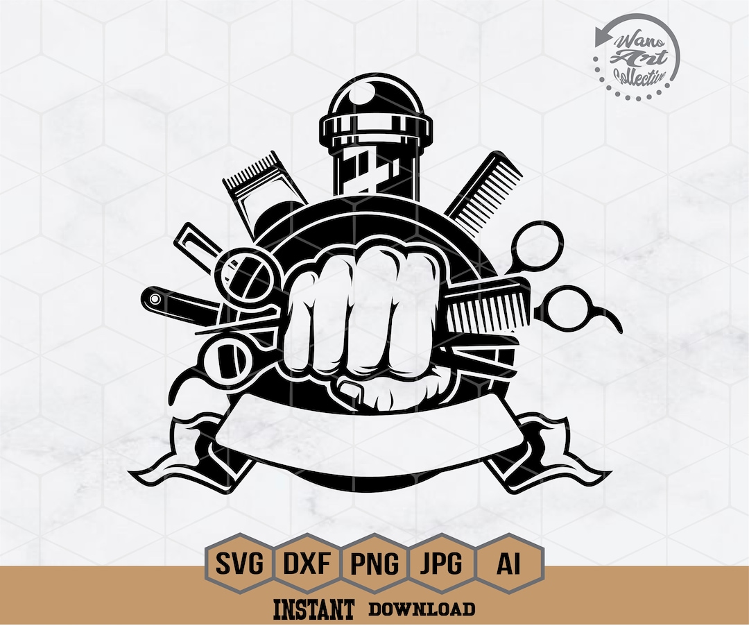 Barber Svg | Barber Tools Svg | Hair Stylist Svg | Barber Shop Svg ...