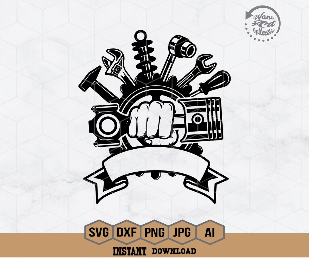 Mechanic Svg | Automotive Svg | Mechanic Tools Svg | Wrenches Svg ...
