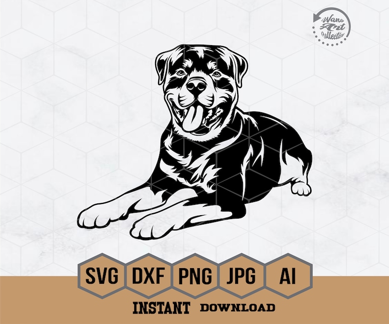 Rottweiler Svg | Rottweiler Peeking Svg | Dog Breed Svg | Domestic Dog ...