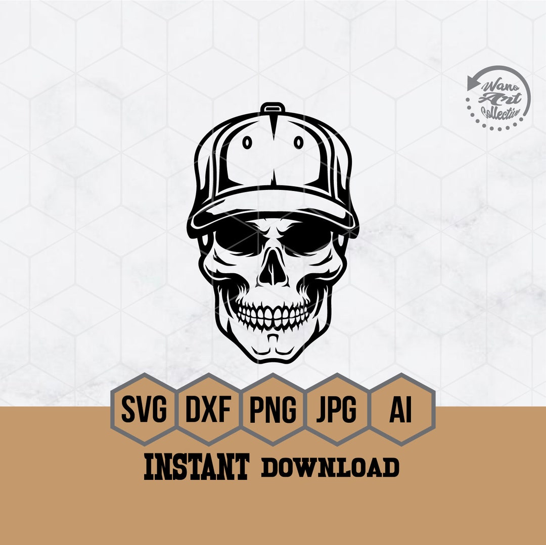 Skull Svg Dad Skull Svg Dad Hat Skull SVG Dad Hat Clipart - Etsy