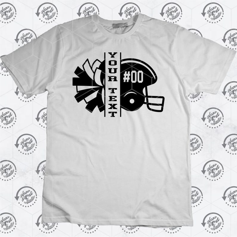 Cheer Svg | Football Helmet Svg | Cheerleader Svg | Personalized Name ...