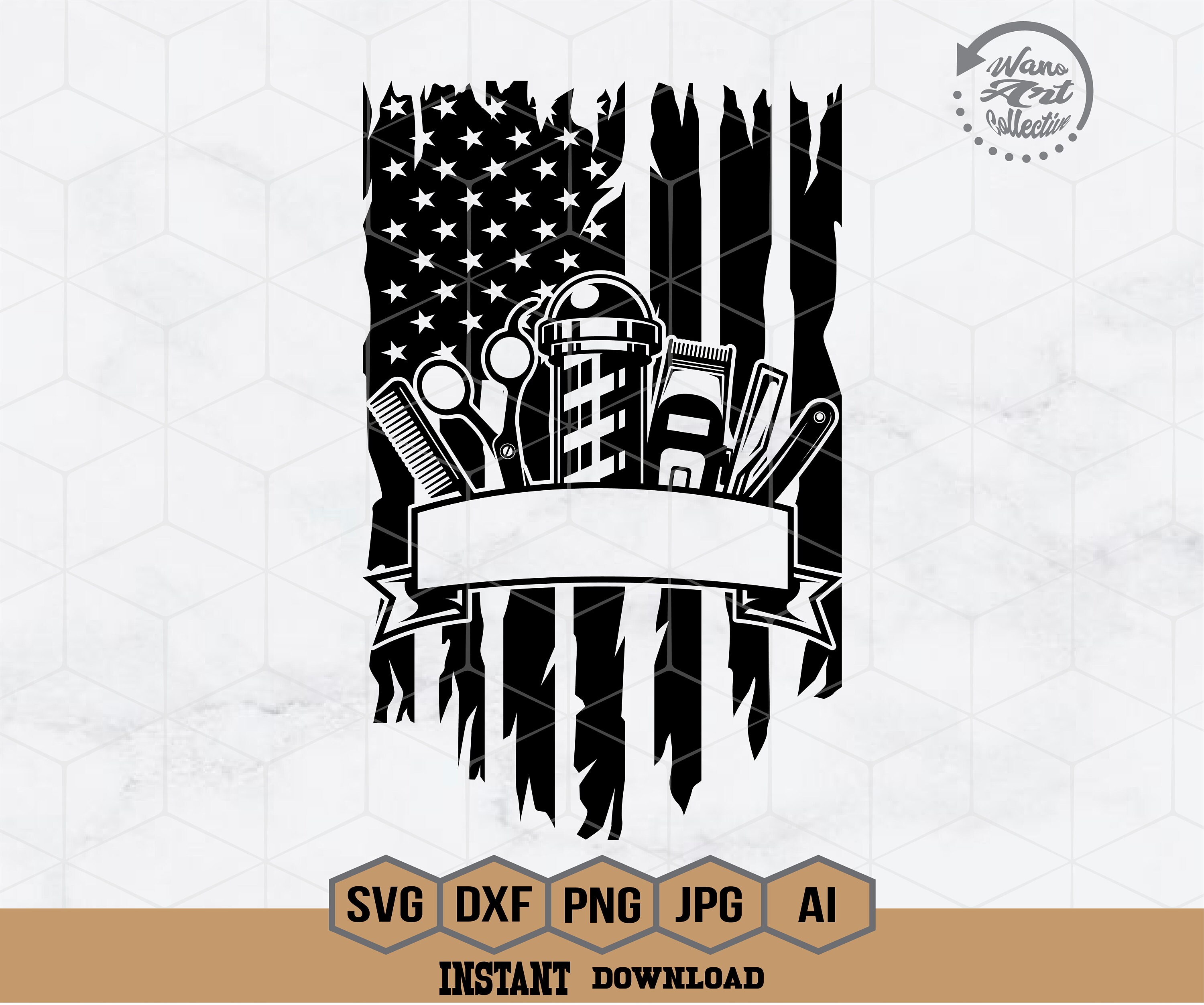 US Barber Tools Svg Barber Svg Hairstylist Svg Barber Shop Svg Haircut ...