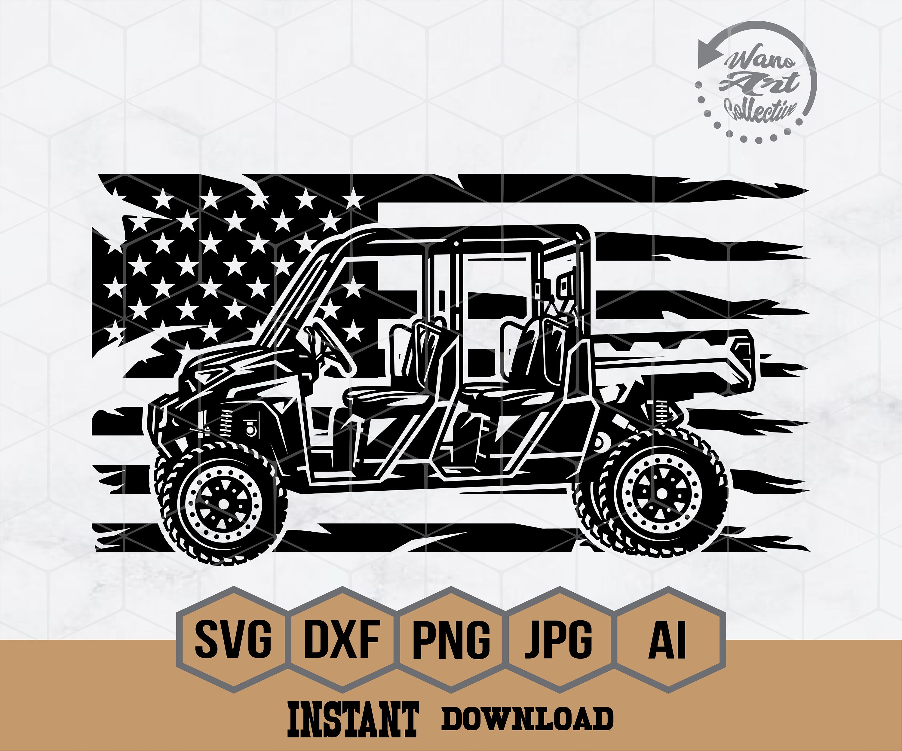 US Polaris Ranger Svg 4 Seater Svg Atv Ranger Svg 4 Wheelers Svg off ...
