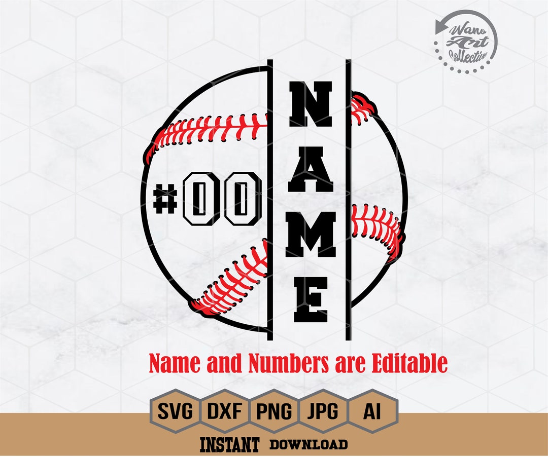 Baseball Svg | Personalized Name Svg | Baseball Game Svg | Baseball ...