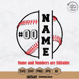 Baseball Svg | Personalized Name Svg | Baseball Game Svg | Baseball ...