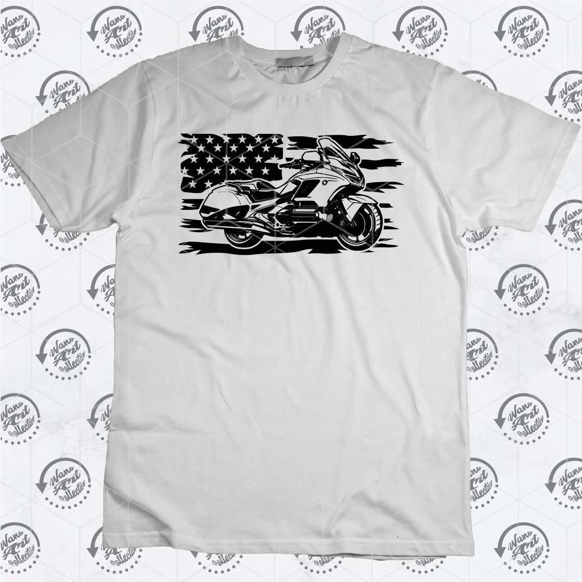 US Touring Motorcycle Svg Motorcycle Svg Biker Svg US Trike Motorcycle ...