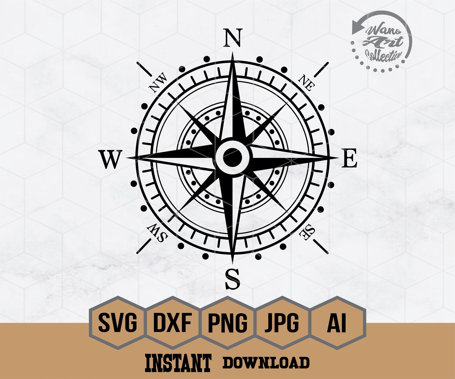 Compass Svg, Compass Png, Glowforge Svg, Navigator Svg, Direction Svg ...