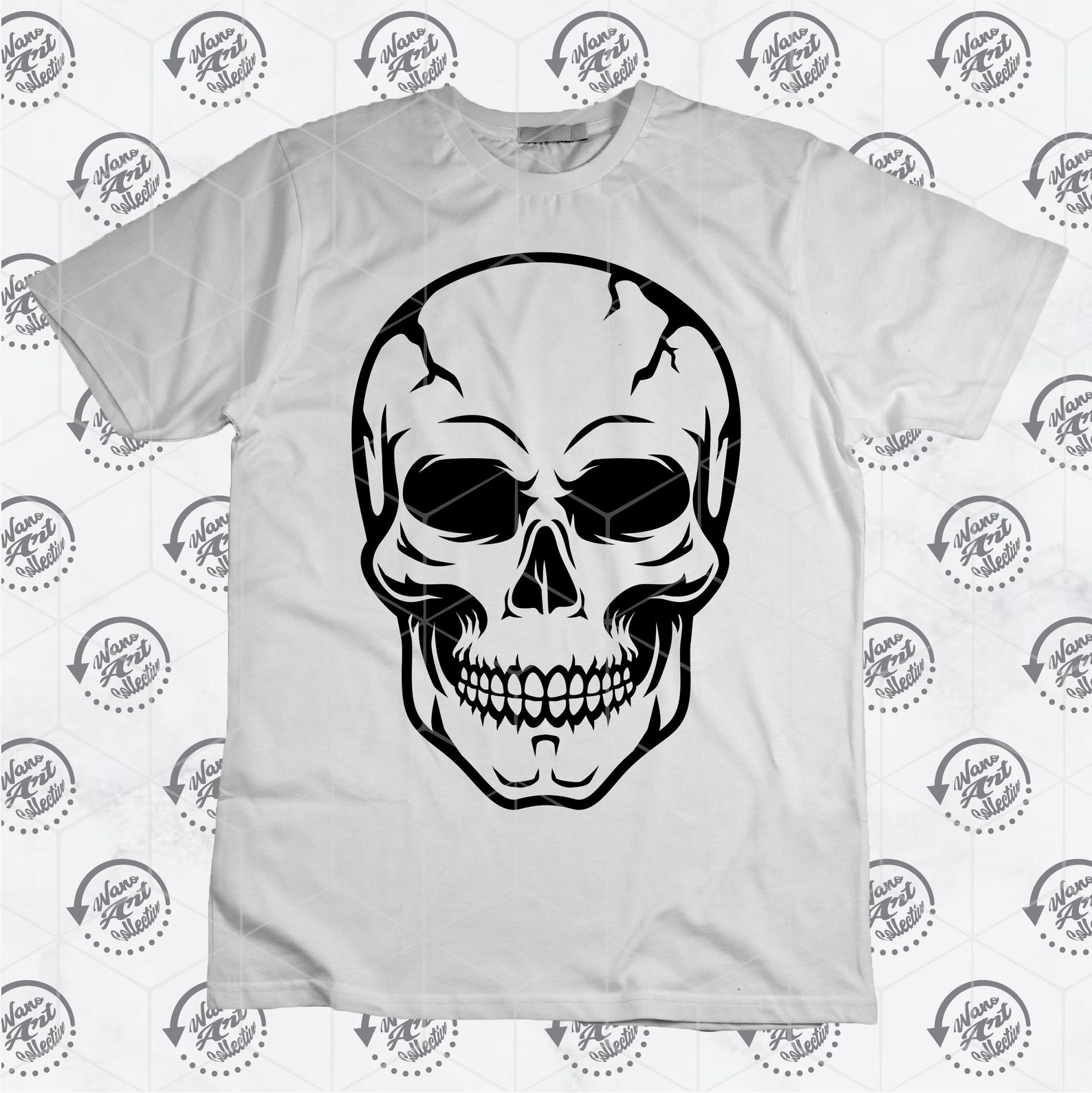 Skull Svg Skull Head Svg Skeleton Svg Skull Clipart Skull - Etsy