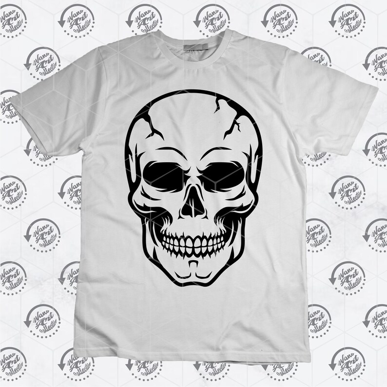 Skull Svg Skull Head Svg Skeleton Svg Skull Clipart Skull - Etsy