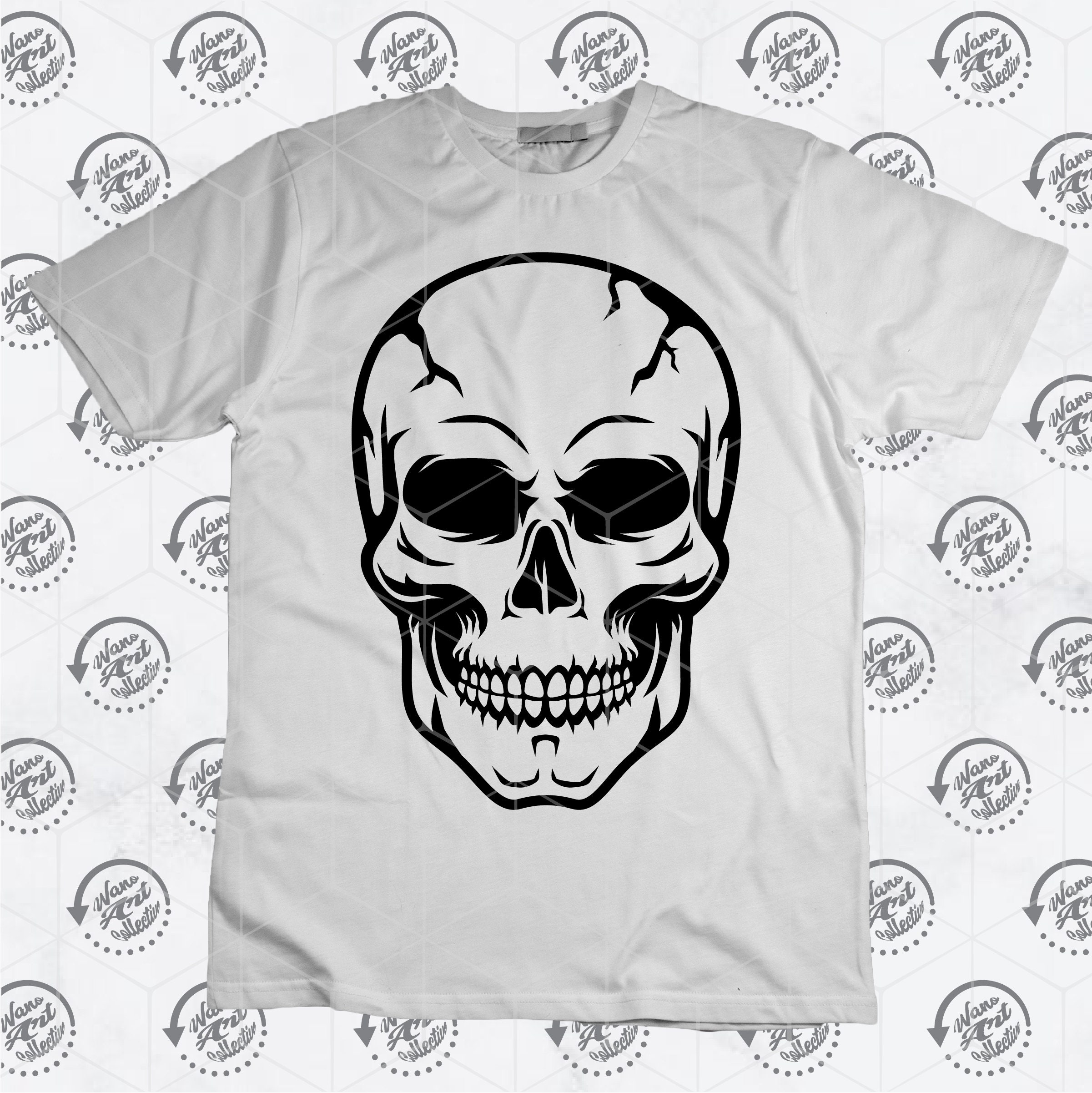 Skull Svg Skull Head Svg Skeleton Svg Skull Clipart Skull - Etsy