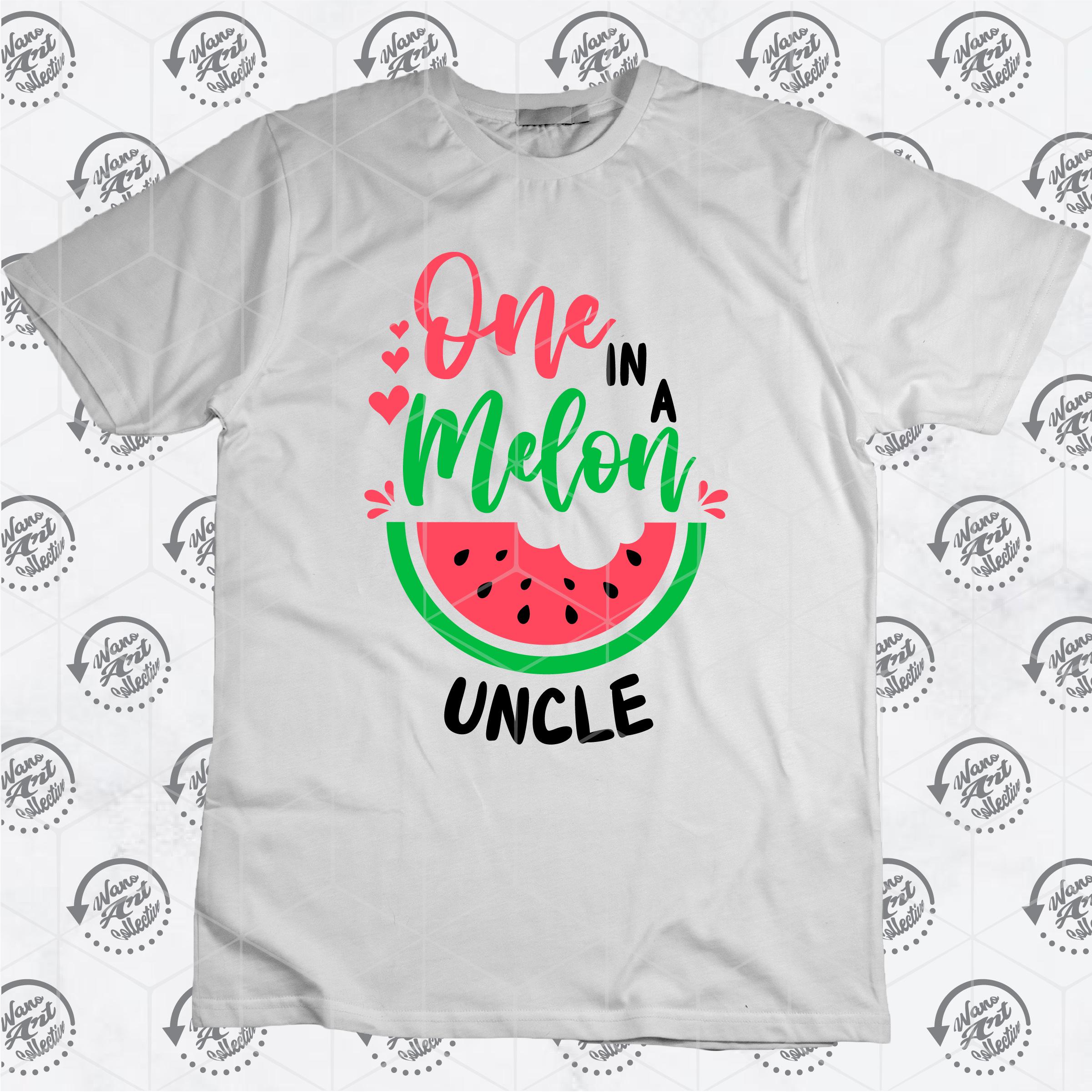 One in A Melon Svg | Watermelon Birthday Svg | Matching Watermelon ...