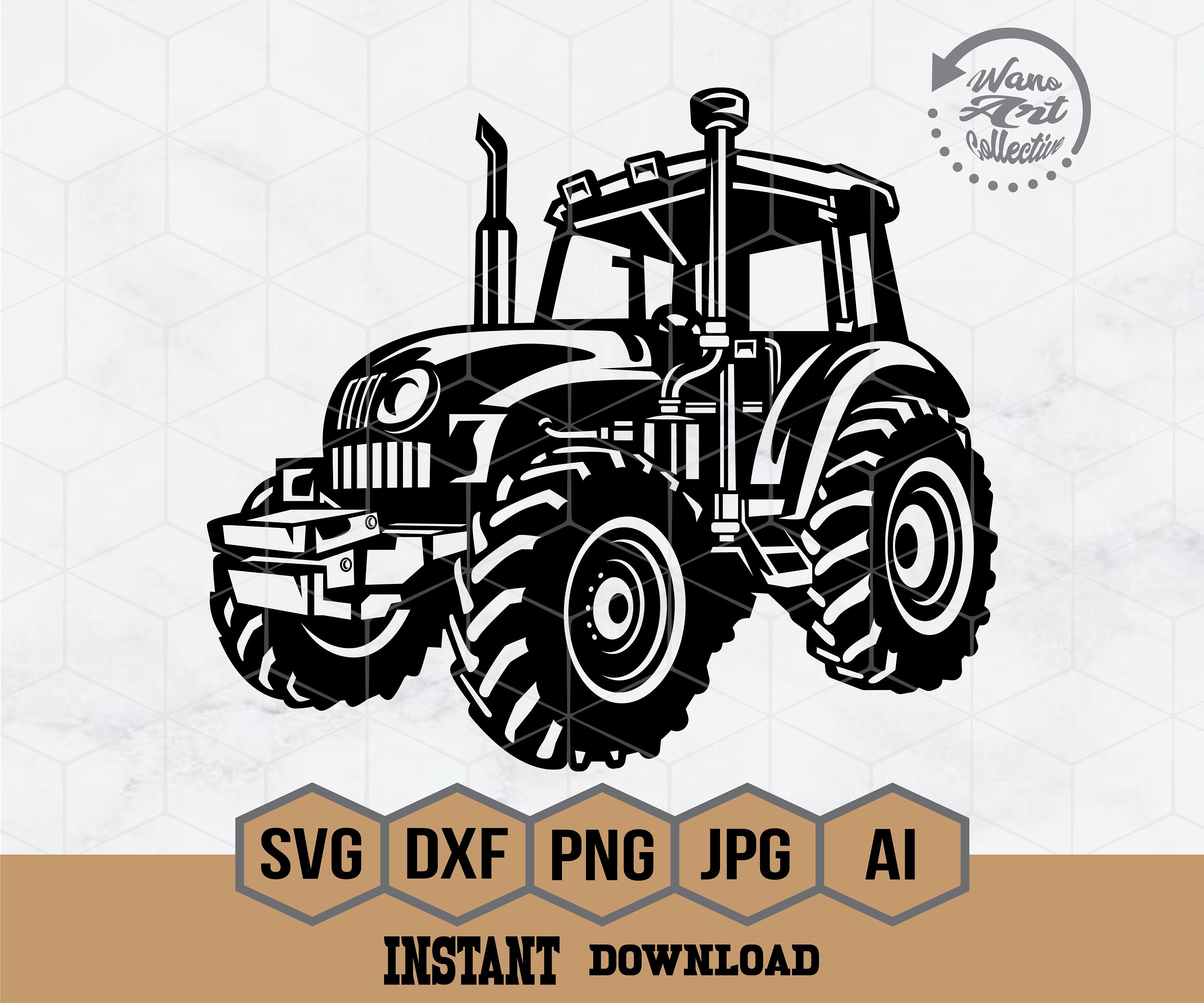 Farm Tractor SVG Tractor Svg John Deere Tractor Svg Farmer Svg Tractor ...
