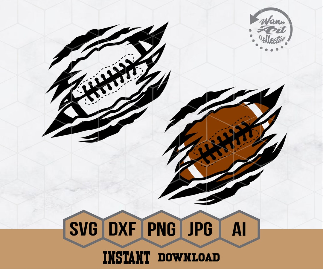 Football SVG PNG | Football Ripped Svg | Touchdown Season Svg ...